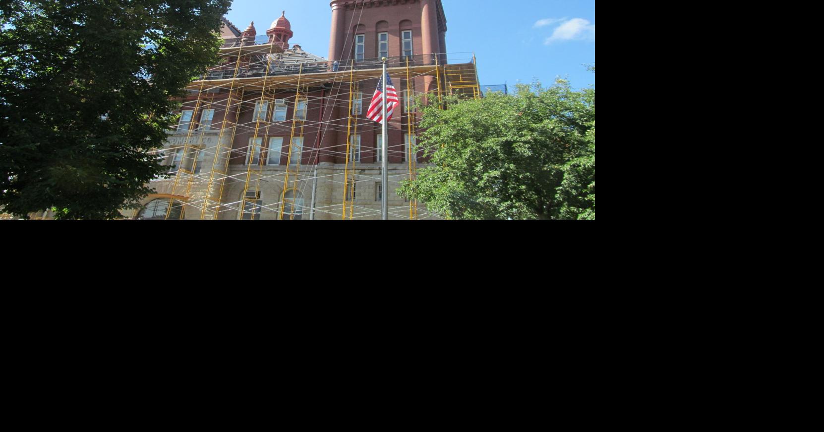 Courthouse roof repairs nearing completion | News | kmaland.com
