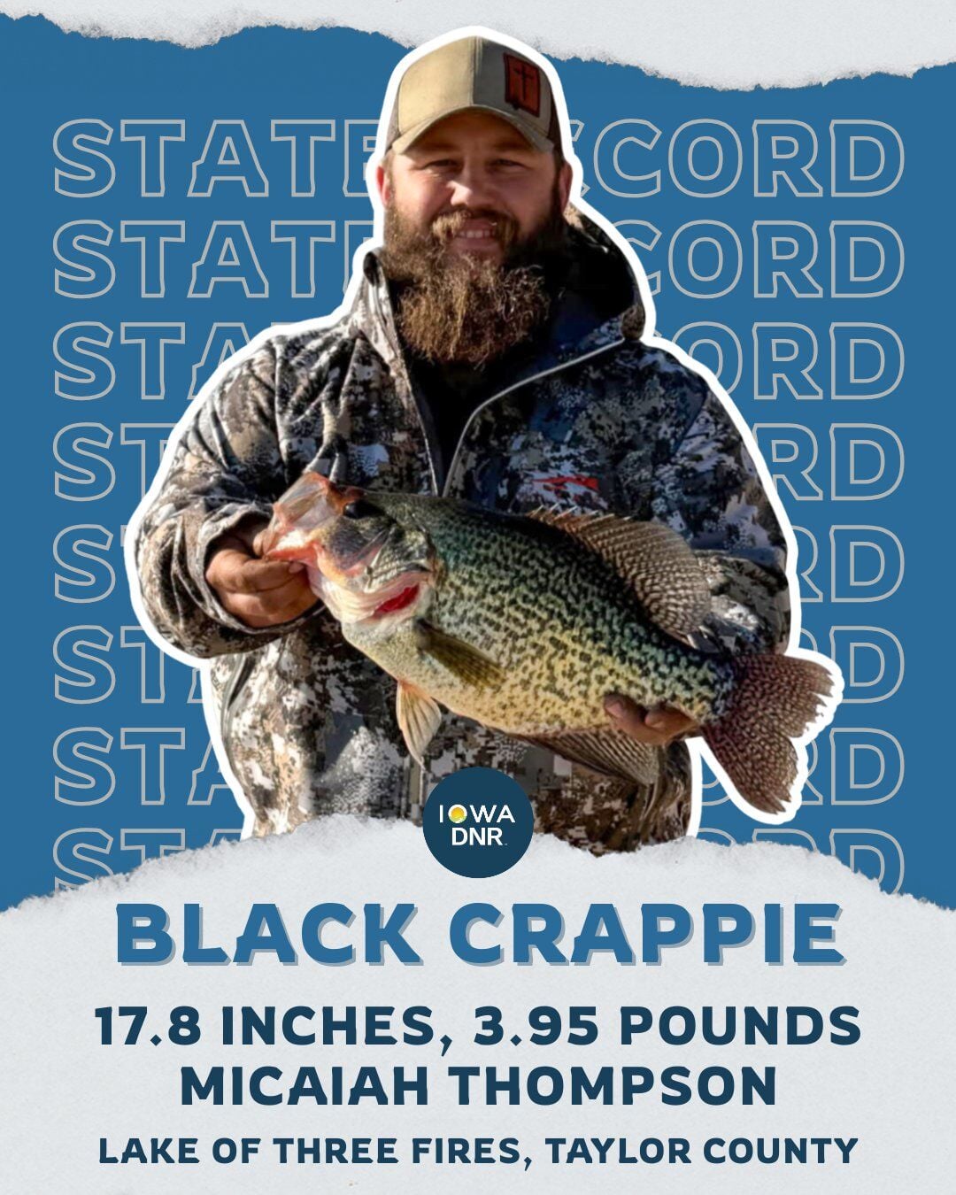 Angler at Taylor County lake sets new black crappie state record on ...
