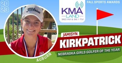 Auburn's Kirkpatrick repeats as KMAland Nebraska Girls Golfer of the ...