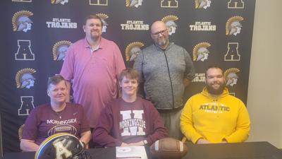 Atlantic's Casey chooses football over wrestling, will play at ...