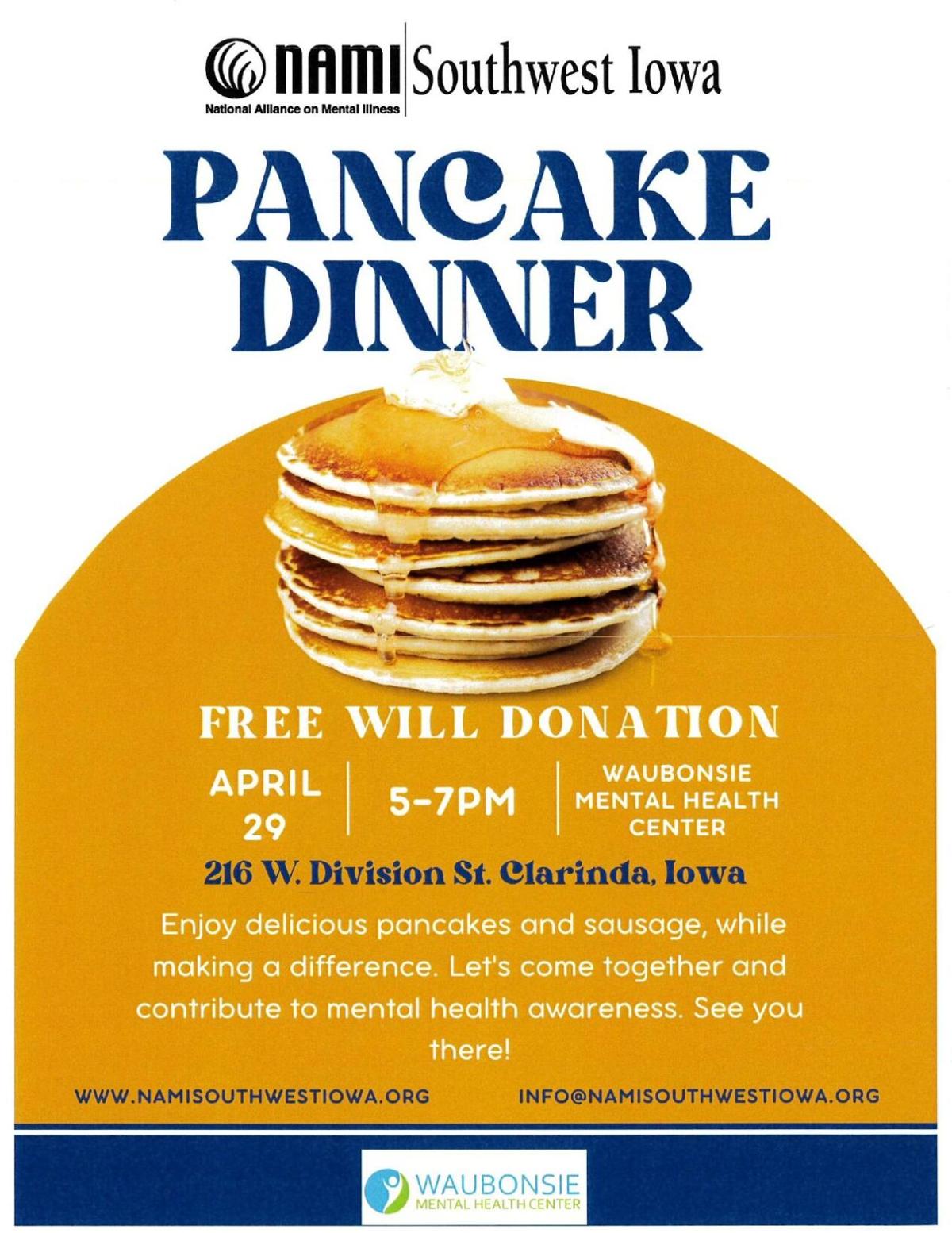NAMI Southwest Iowa Pancake Dinner | | kmaland.com