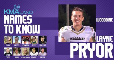 Fall 2020 Names to Know: Layne Pryor, Woodbine | Sports | kmaland.com
