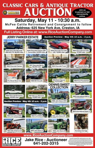 Classic Cars & Antique Tractor Auction | Auction Block | kmaland.com