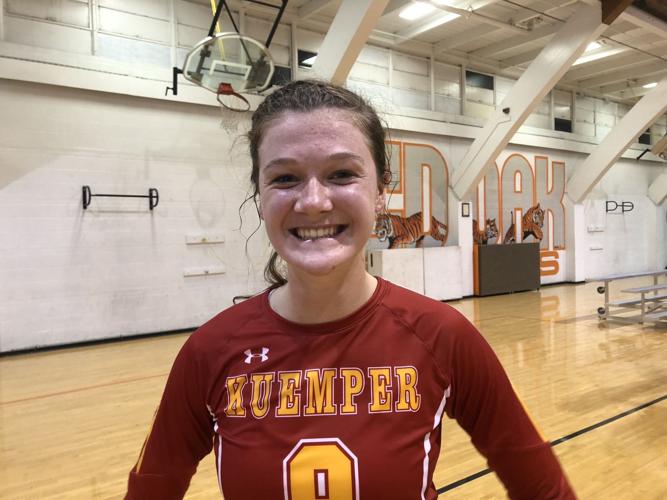 Kuemper shows why they're No. 1 in sweep of Red Oak | Sports | kmaland.com