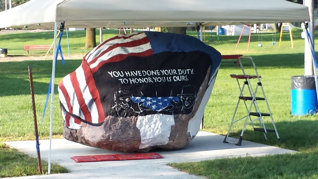 Emerson Freedom Rock draws lots of attention | News | kmaland.com