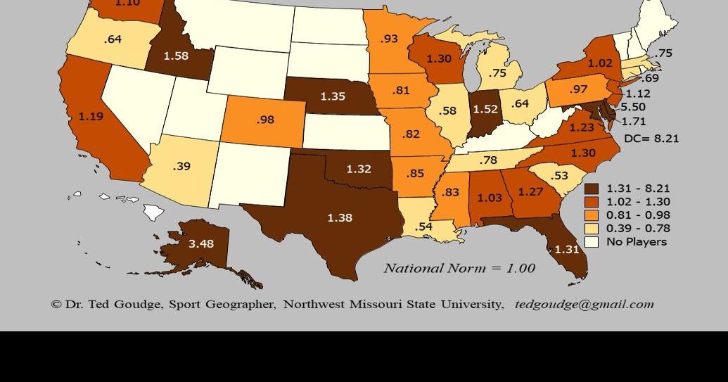 Geography with Goudge: WNBA Player Origins, 2021 | News | kmaland.com