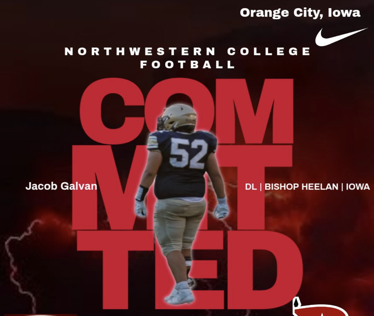 Heelan standout Galvan to join Northwestern line | Sports | kmaland.com
