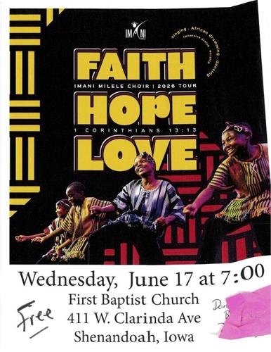 Imani Milele return to First Baptist Church in Shenandoah | News ...