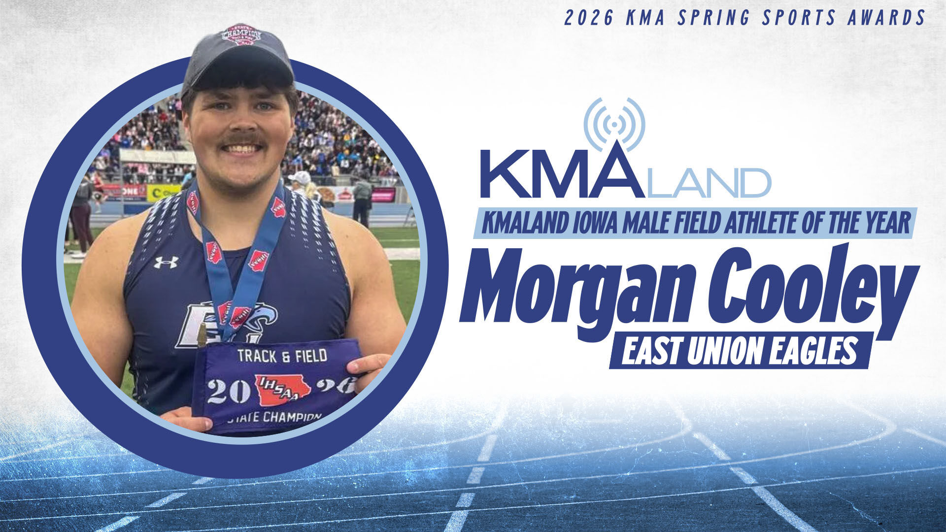 East Union's Cooley powers way to state title, KMAland Iowa Male Field ...