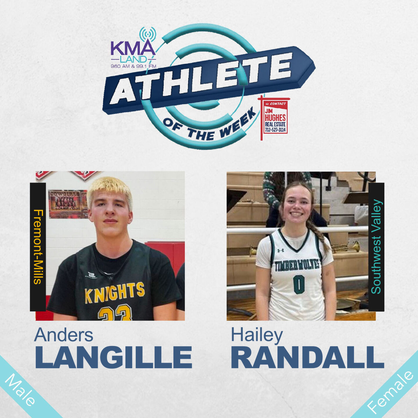 2025-26 JHRE KMAland Athlete of the Week (Week 17): Hailey Randall ...
