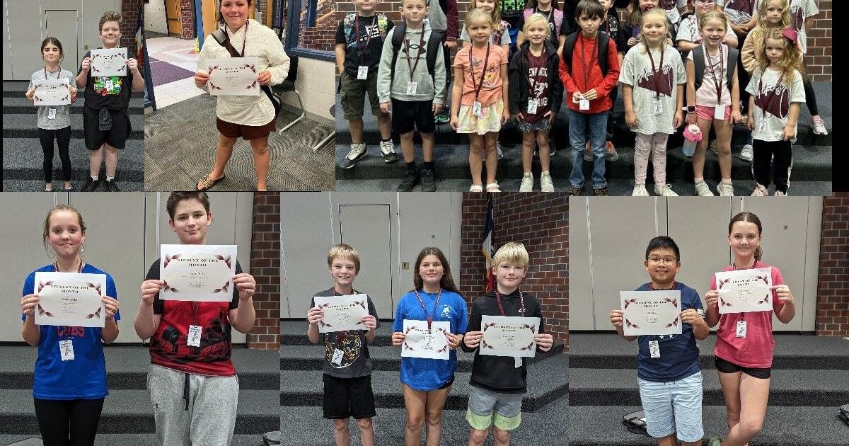 Shenandoah announces K-8 Students of the Month for September | News ...