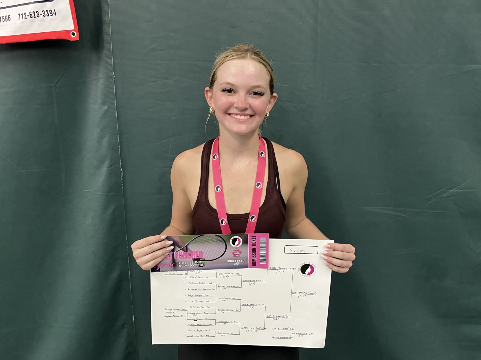 KMAland Girls State Tennis (10/1): Shenandoah's Jacobs into semifinals ...