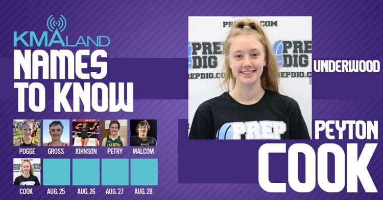 Fall 2020 Names to Know: Peyton Cook, Underwood | Sports | kmaland.com