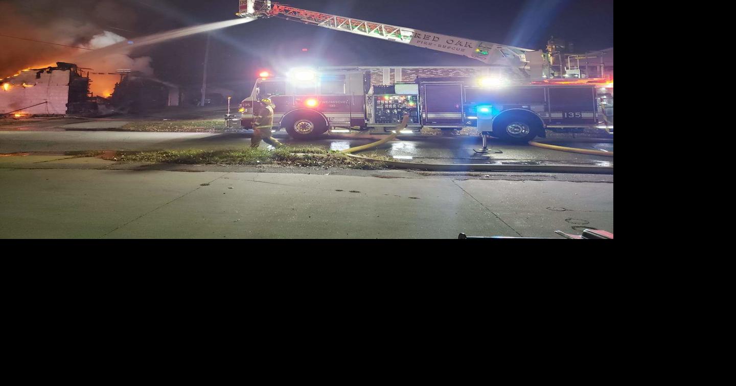 Red Oak building destroyed in fire | News | kmaland.com