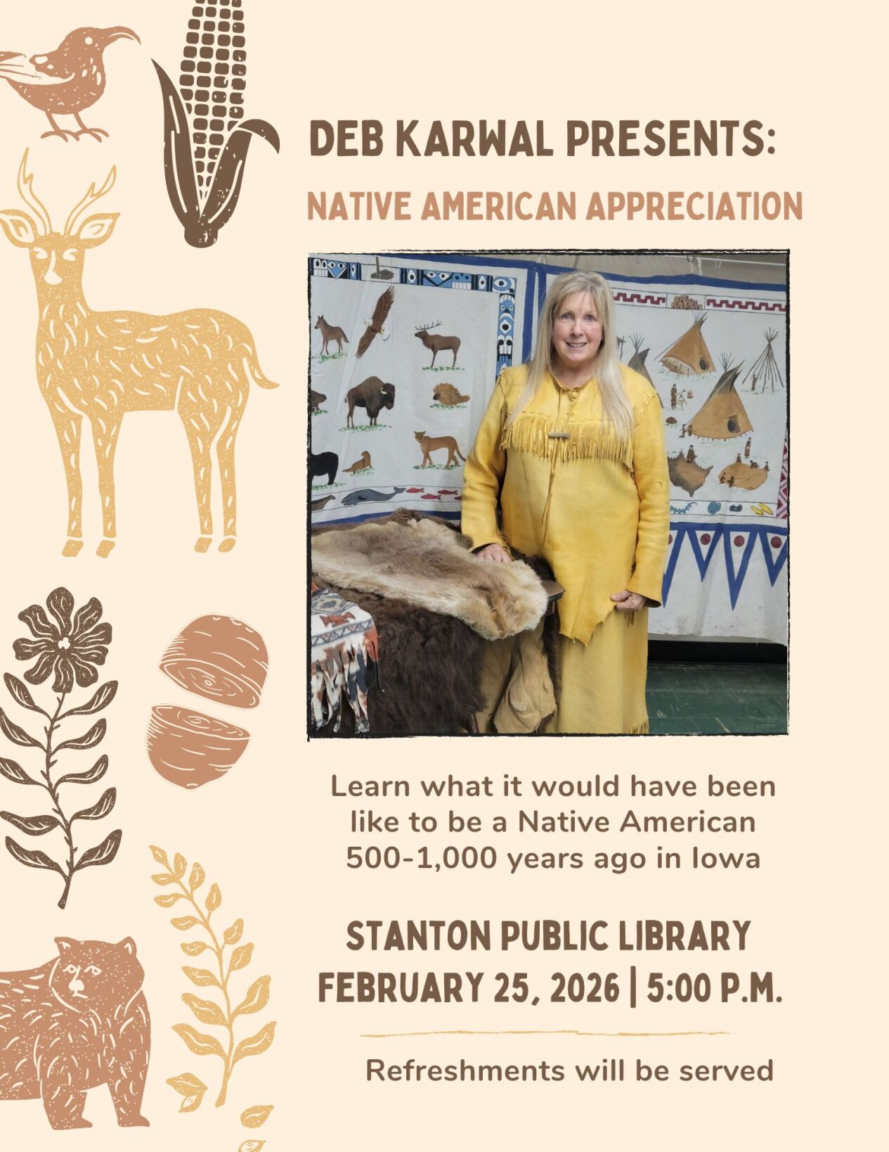 Deb Karwal Presents: Native American Appreciation | Calendar | kmaland.com