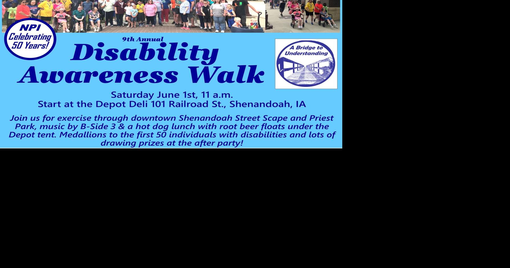 9th Annual Disability Awareness Walk | Calendar | kmaland.com
