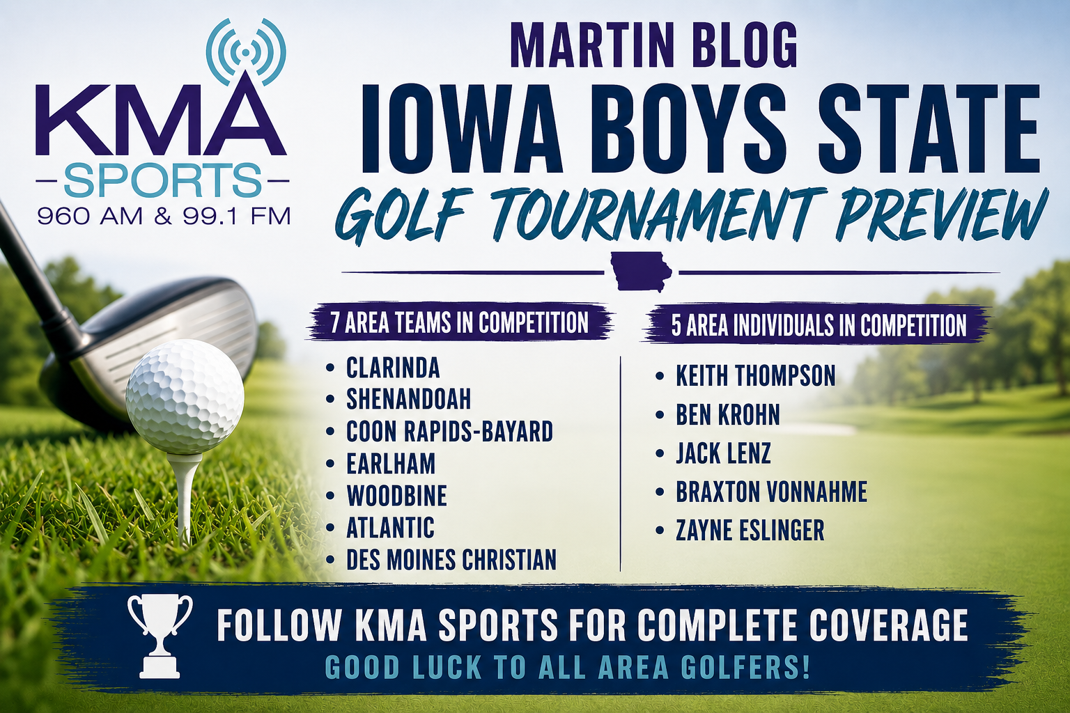 Martin Blog (5/25): Previewing the Iowa Boys State Golf Tournament ...