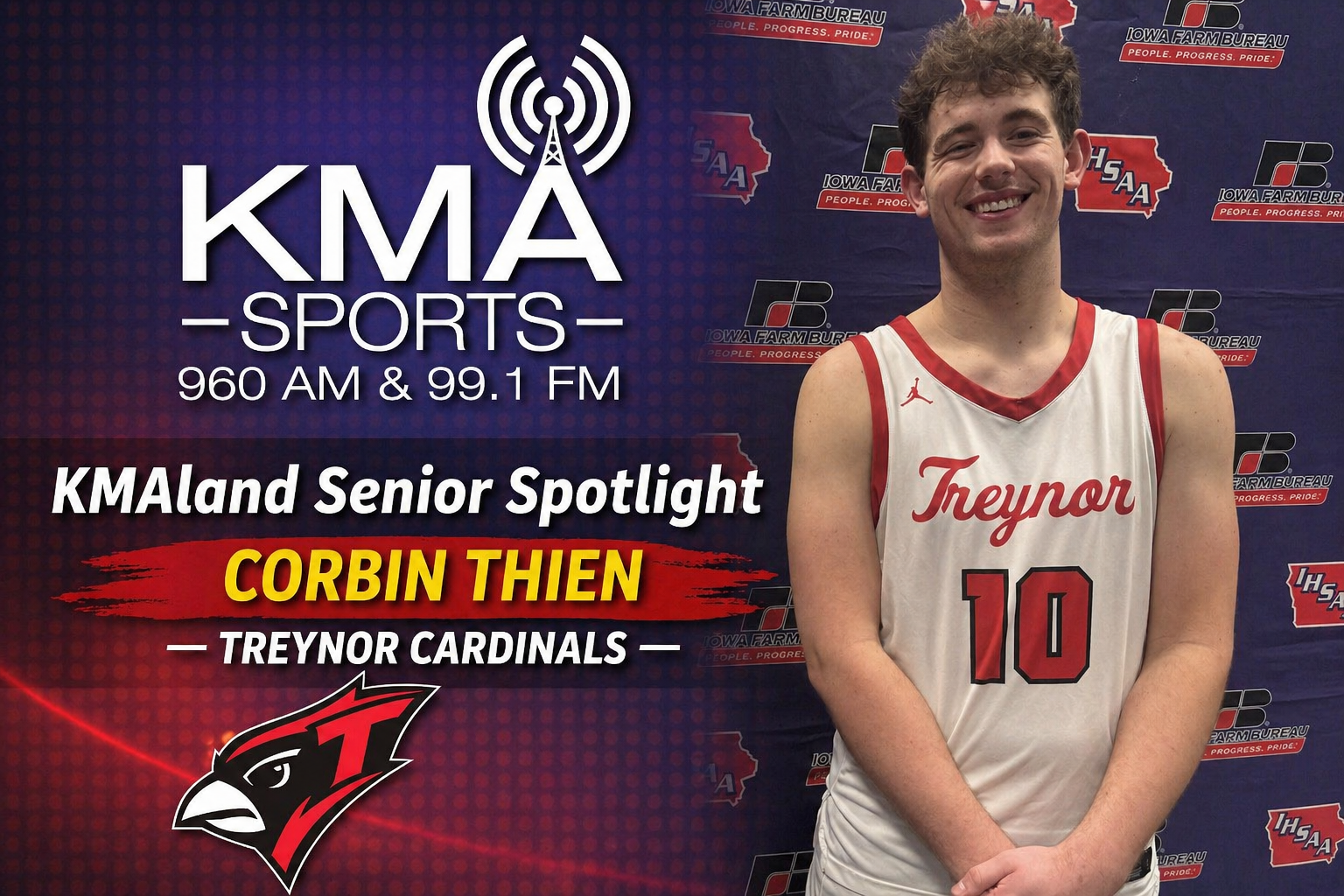 KMAland Senior Spotlight: Corbin Thien, Treynor | Sports | kmaland.com