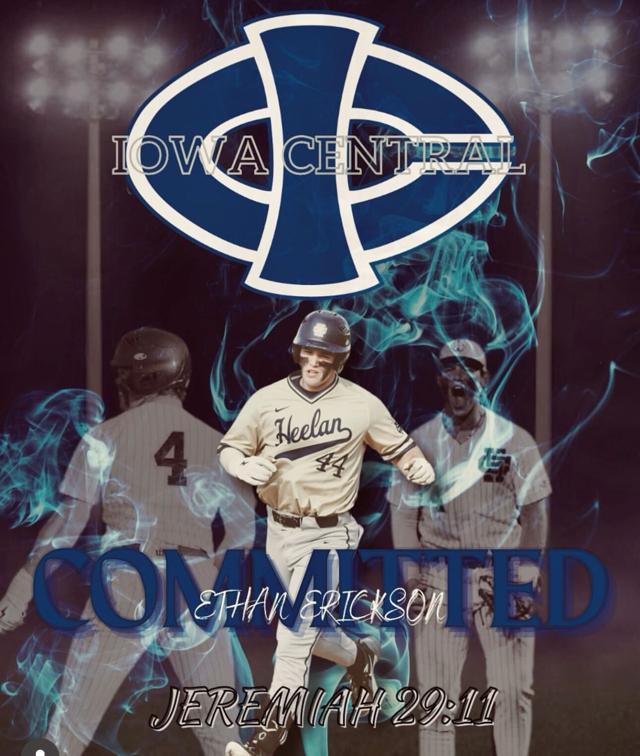 Heelan's Erickson talks commitment to Iowa Central baseball | Sports ...