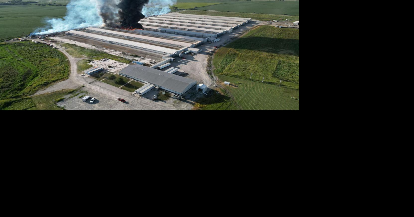 Over 25 fire departments help bring fire at chicken confinement near ...