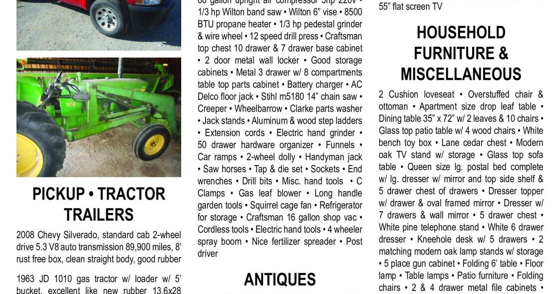 Mr. & Mrs. Russell Brink Public Auction | Auction Block | kmaland.com