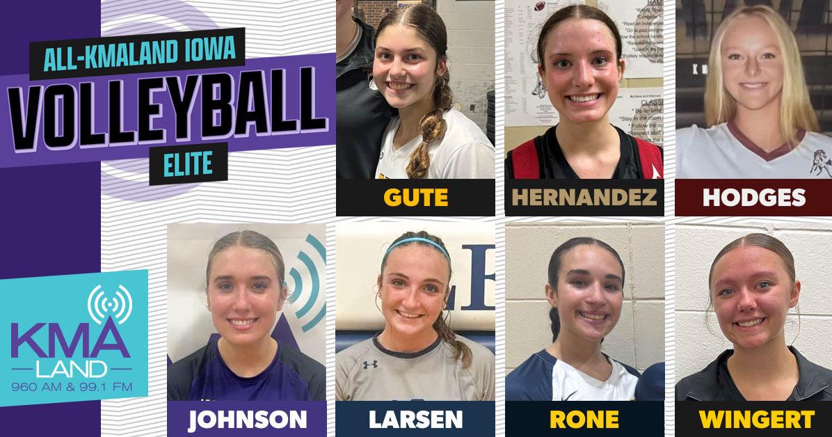 Presenting the 2024 All-KMAland Elite Iowa Volleyball Team | Sports ...