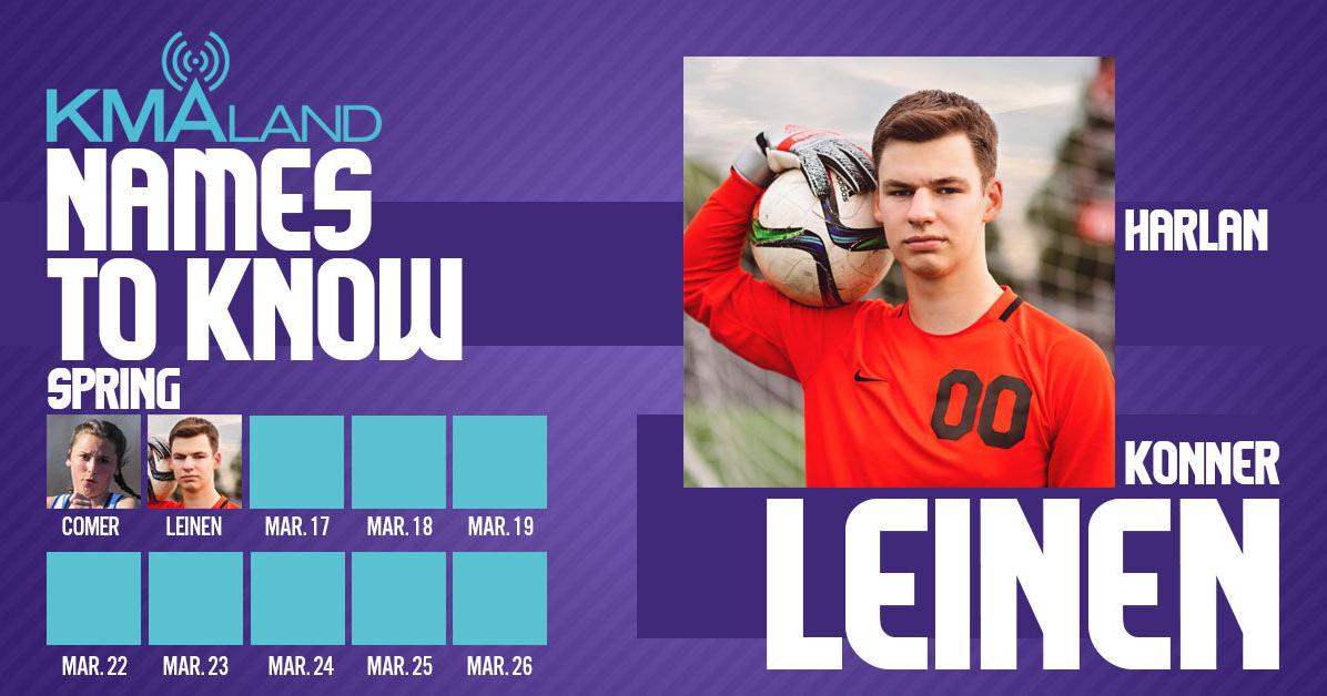 Spring 2021 Names to Know: Konner Leinen, Harlan | Sports | kmaland.com