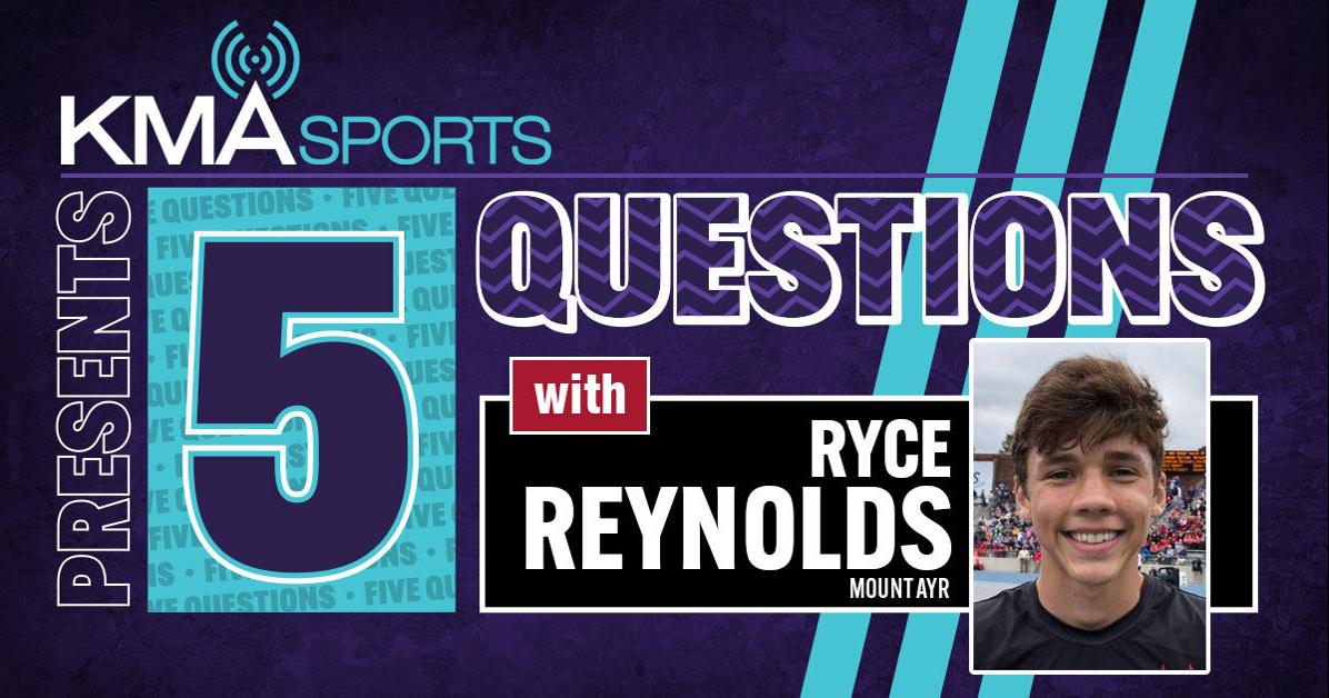 KMA Sports presents Five Questions with Ryce Reynolds | Sports ...