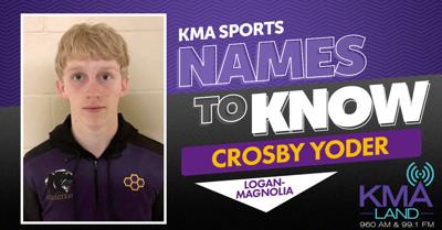 Winter 2024 Names to Know: Crosby Yoder, Logan-Magnolia | Sports | kmaland.com