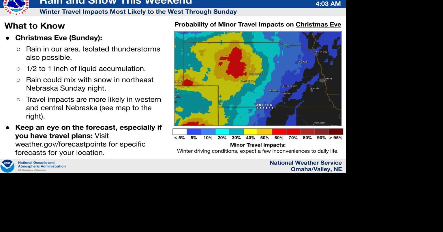 NWS: Mild temperatures, rainfall expected for KMAland this Christmas ...