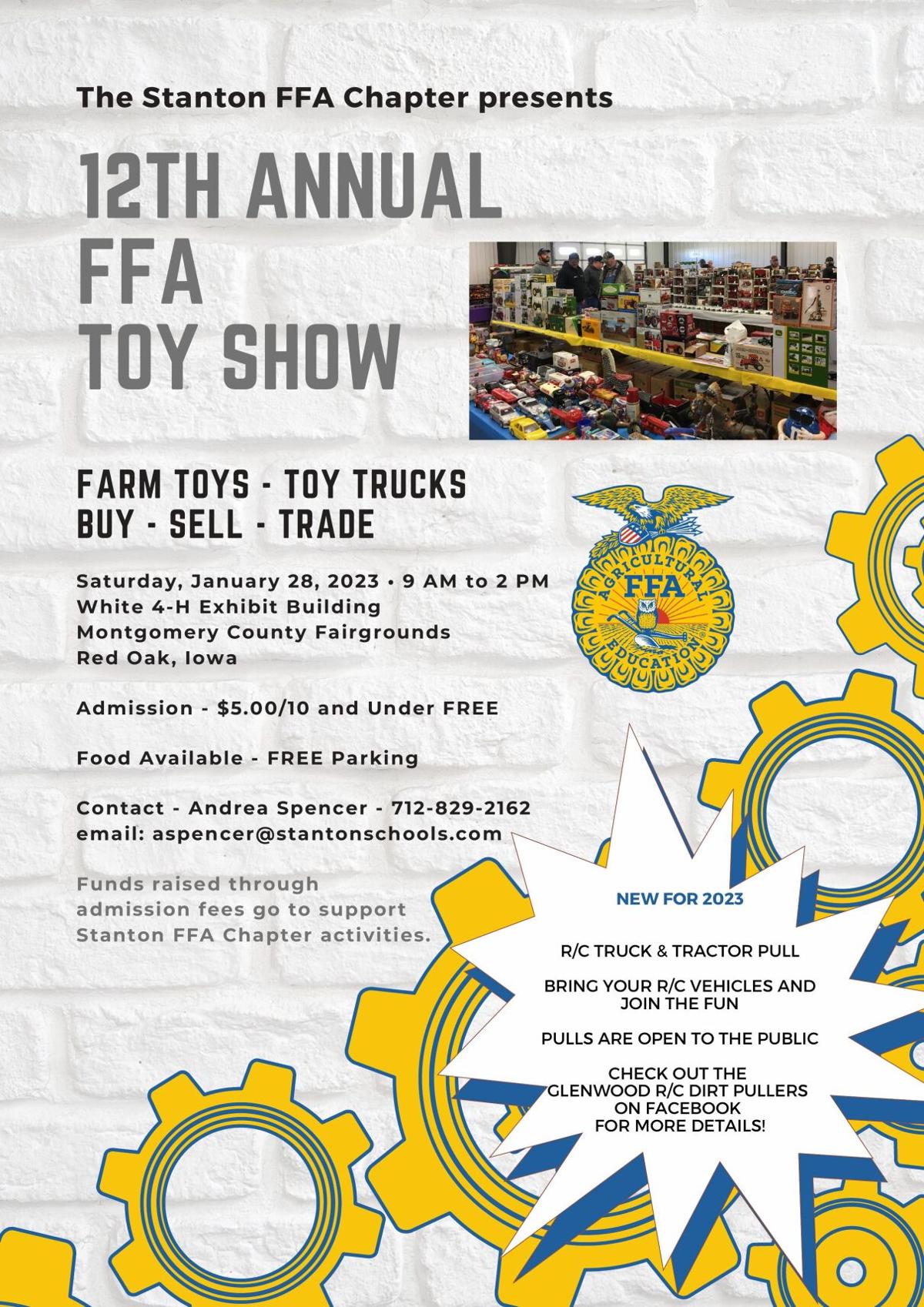 The Stanton FFA Chapter presents 12th Annual FFA Toy Show | | kmaland.com