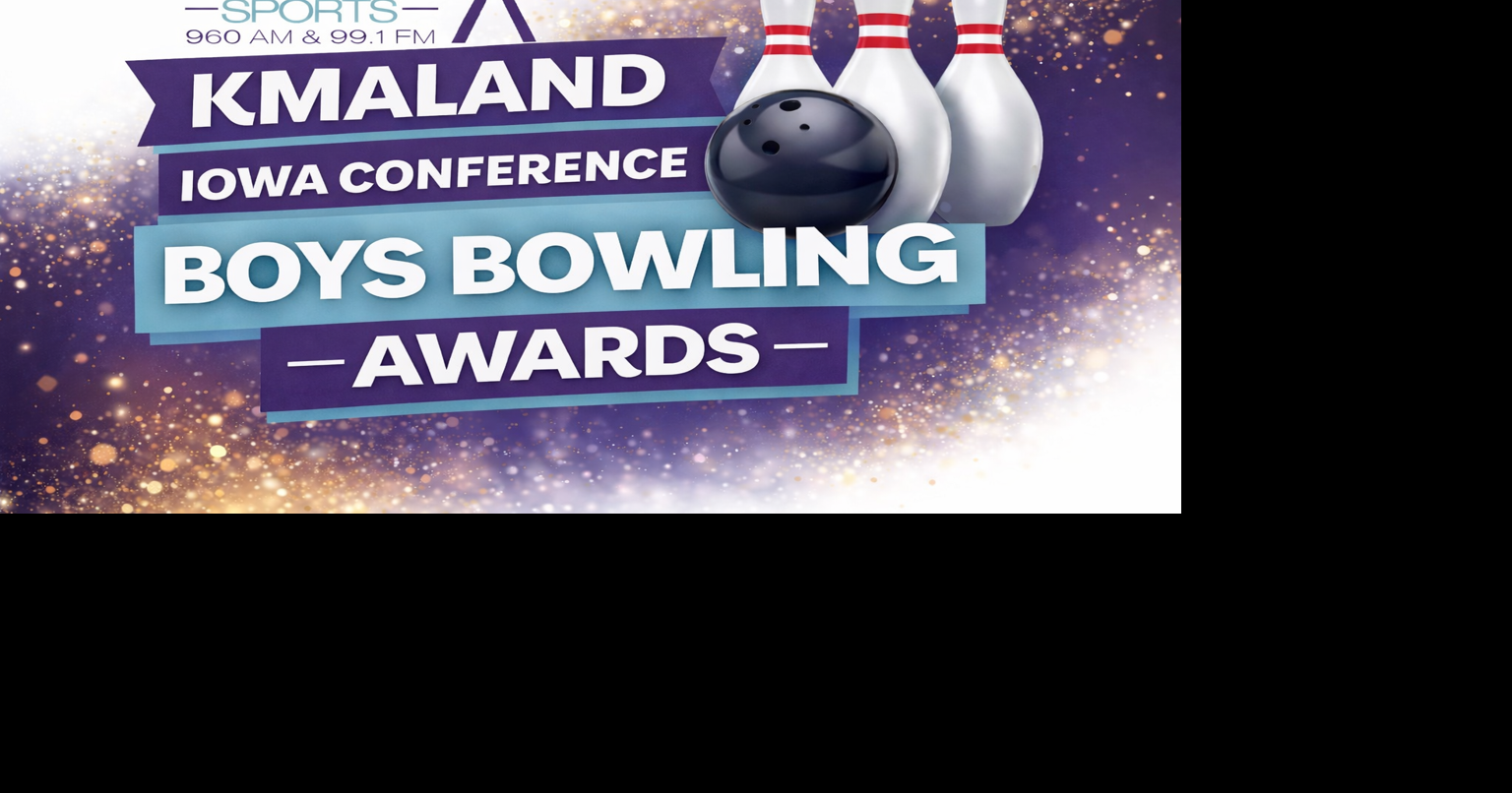 Presenting the 2026 KMAland Iowa Conference Boys Bowling Awards ...