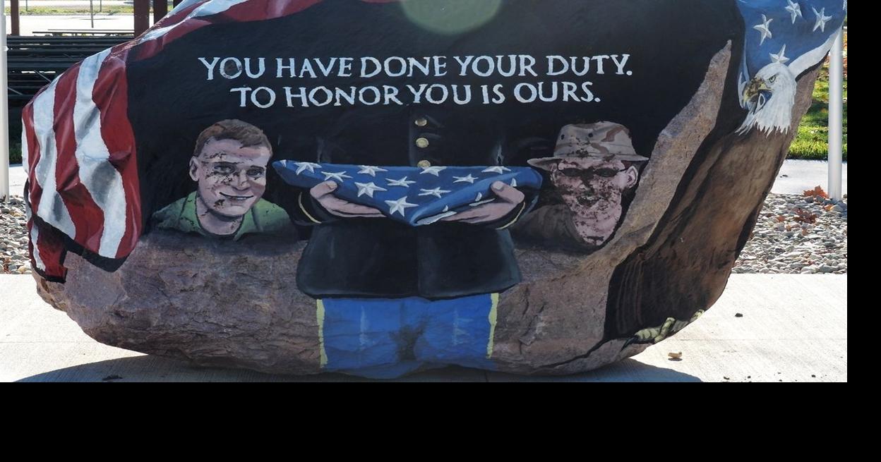 Emerson Freedom Rock vandalized | News | kmaland.com