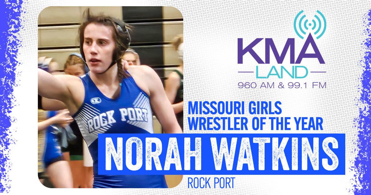 Rock Port's Watkins' growth earns her KMAland Missouri Girls Wrestler ...