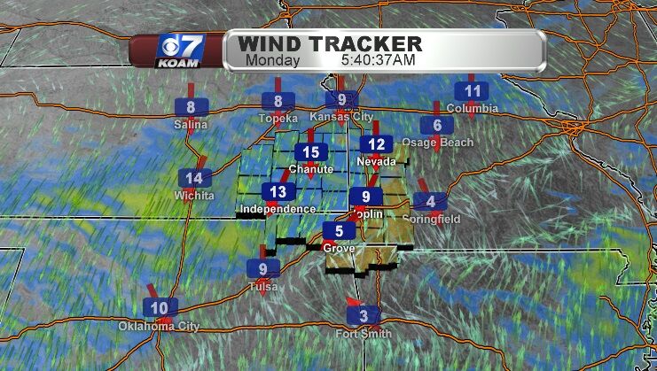 Wind shift drops temperatures on Monday morning | Weather | koamnewsnow.com