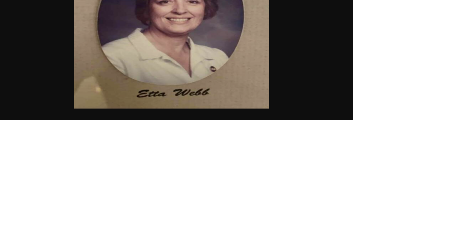 Etta Webb (October 21, 1939 ~ April 16, 2024) | Obituaries | koamnewsnow.com