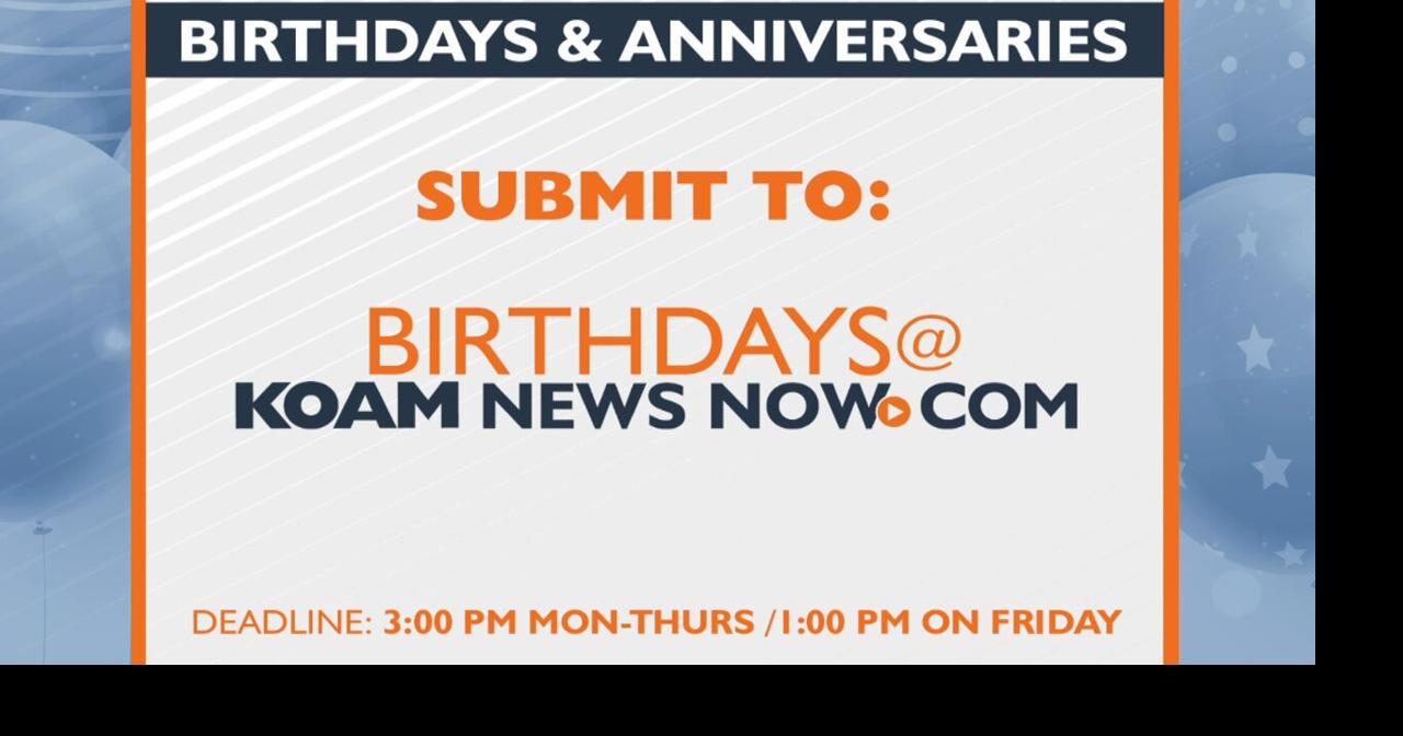 November 27th Birthdays and Anniversaries | Morning Show | koamnewsnow.com