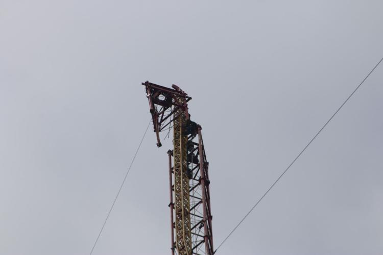 KOAM’s 500-foot tower starts coming down – April 4 | Local News ...