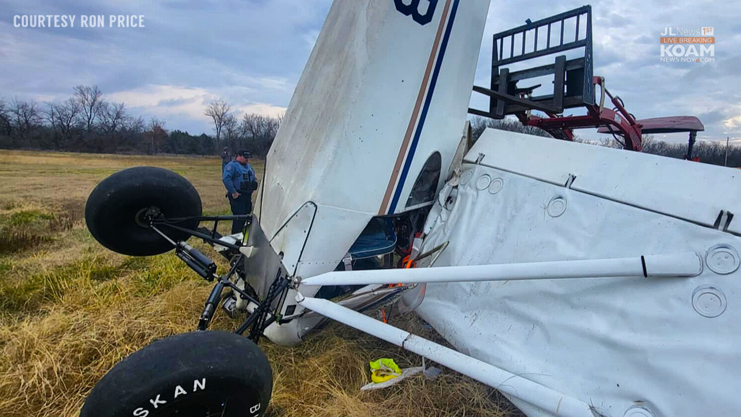 Plane crash near Parsons, pilot clipped powerlines before crash ...