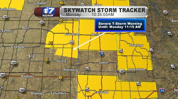 Severe Thunderstorm Warning for northern Crawford Co. | Weather ...