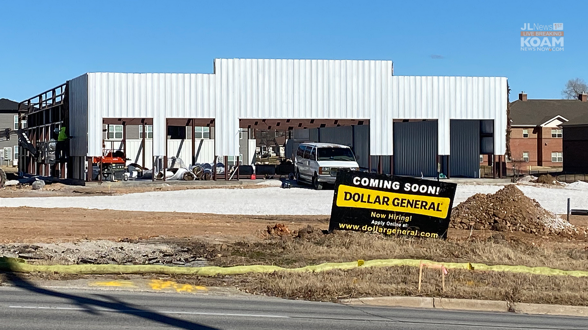 Dollar General new location at 26th and S Jackson — walls are going up ...