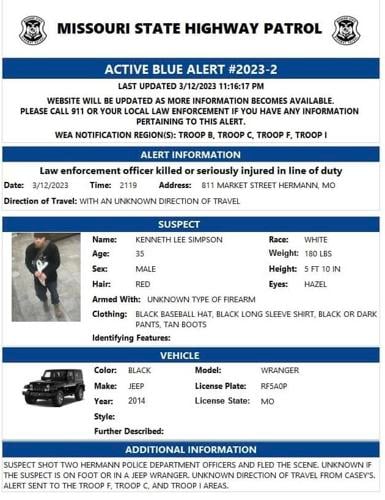 Blue Alert Timeline of events: 2 officers shot, 1 dies; Missouri State ...