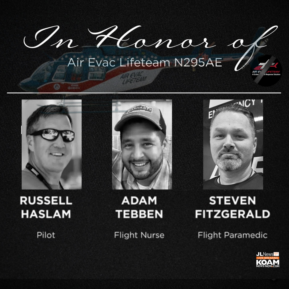 Air Evac Lifeteam helicopter crashes, crew member names released ...