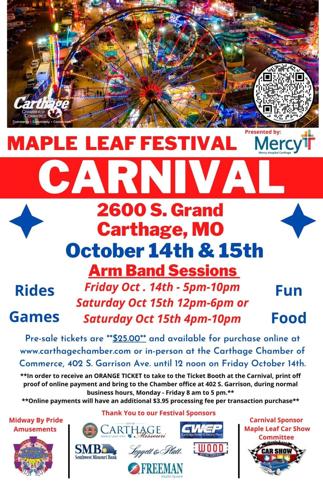 All things Maple Leaf Festival 2022 in Carthage, Mo. | Events | koamnewsnow.com