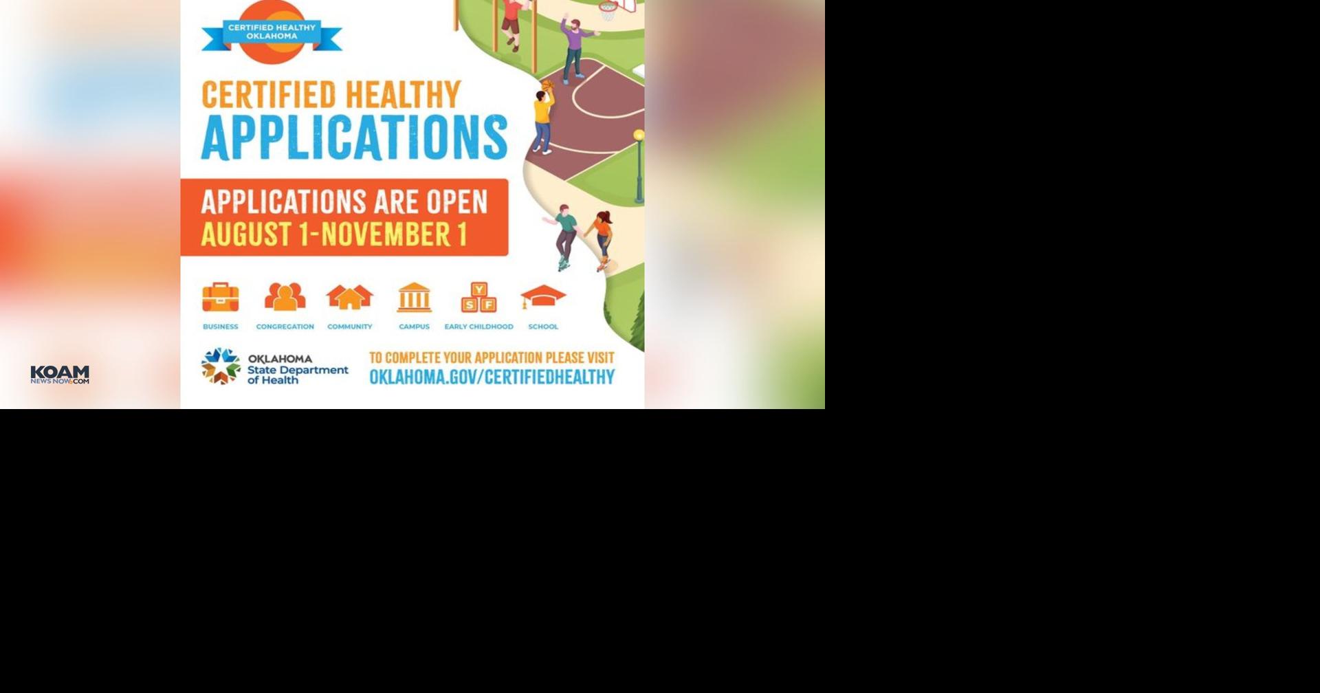 Certified Healthy Oklahoma Program opens 2024 applications | Health ...