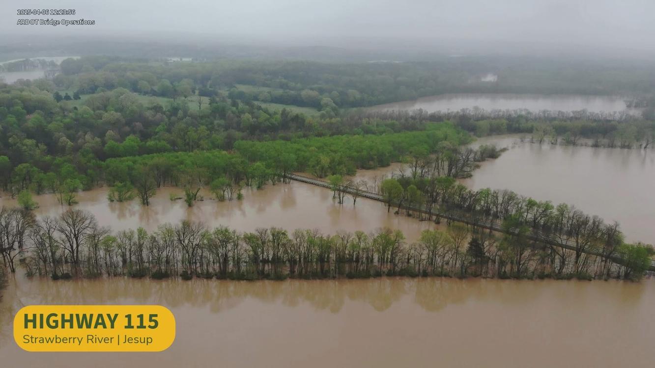 70 road closures across the state due to high waters, ARDOT assessing ...