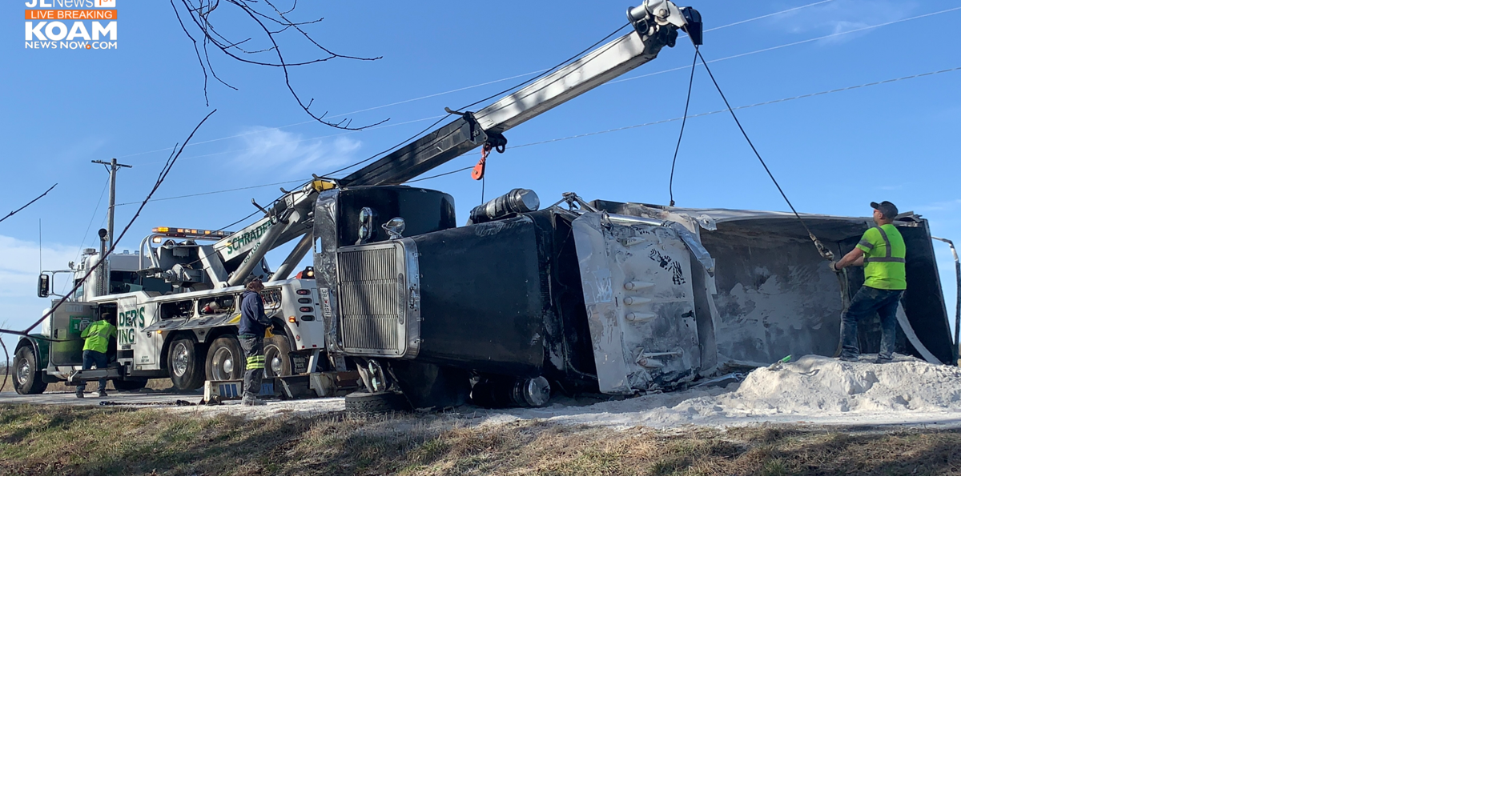 Dump truck overturns as SUV fails to yield in Newton County | News ...