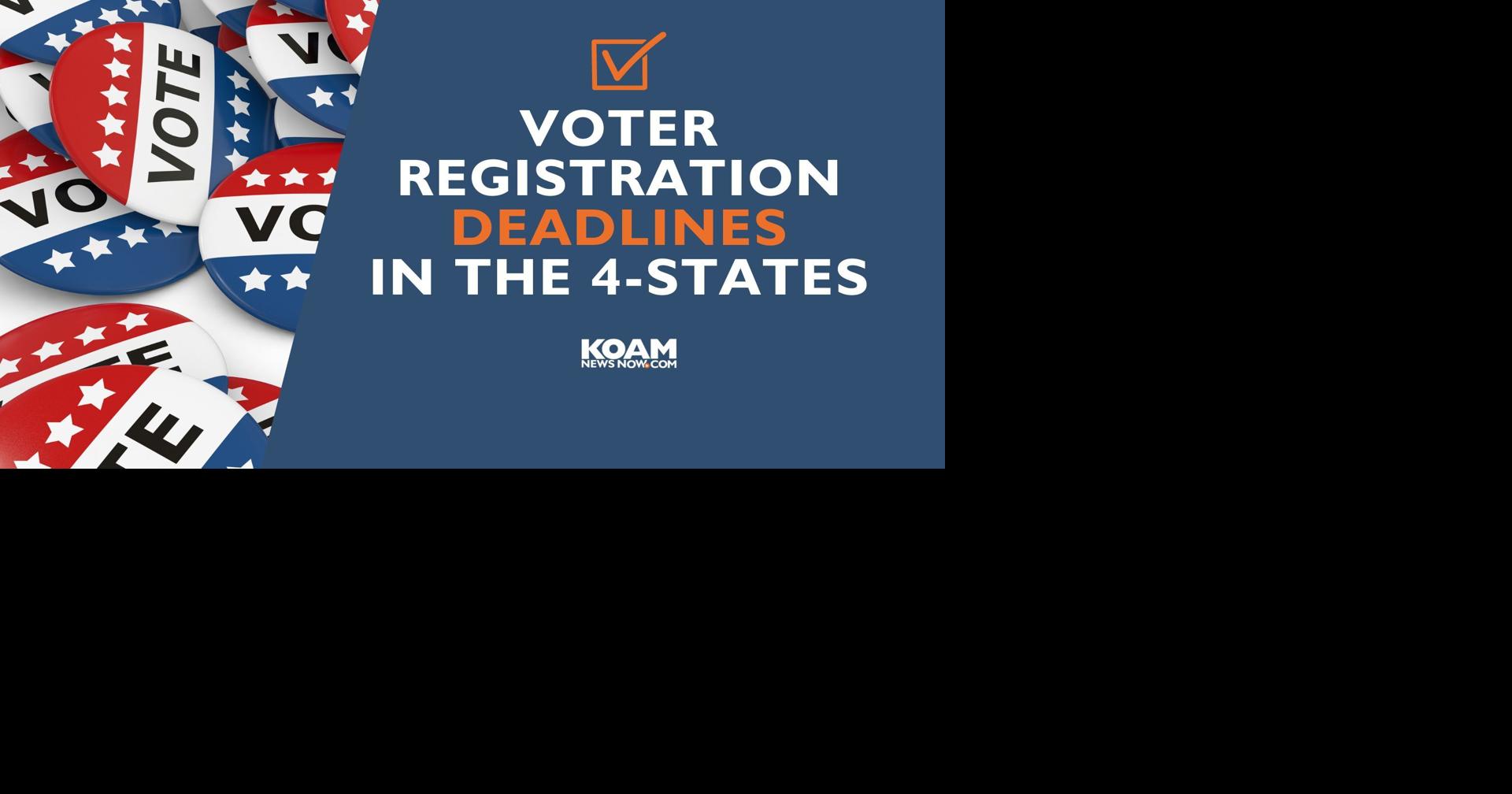 Here are your deadlines to register to vote in November | Elections ...