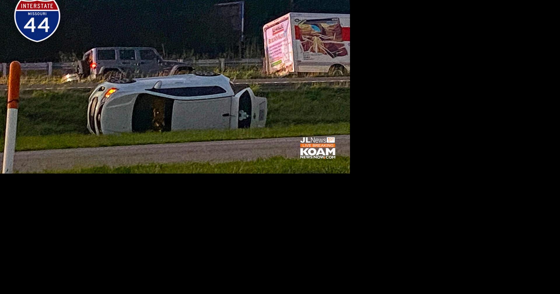I-44 UHaul and car collide near Oklahoma state line, car overturns ...