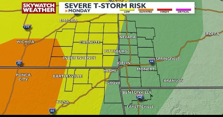 A strong low pressure system in the forecast brings potential threats ...
